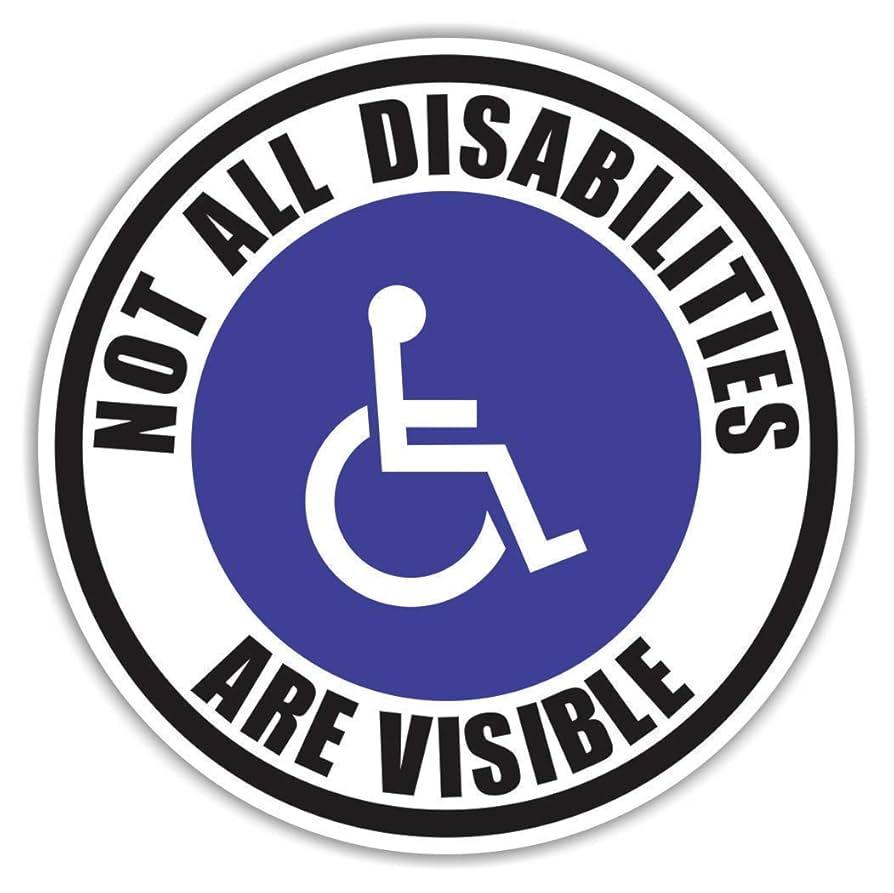 Not all disabilities are visible - Hazel Thornton